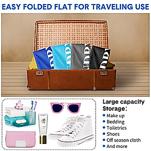 4 Pcs Extra Large XL Travel Laundry Bags 28 x 40 In Machine Washable Dirty Clothes Organizer Travel Accessories Vacation Travel Laundry Kit Easy Fit a Laundry Hamper (Stylish Colors)