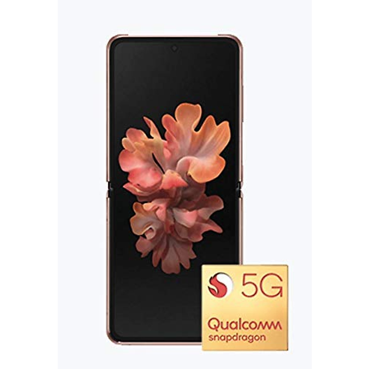 Galaxy Z Flip 5G Factory Unlocked SM-F707U1 8GB+256GB (ATT, Verizon, TMobile) - US Version Mystic Bronze (Renewed)
