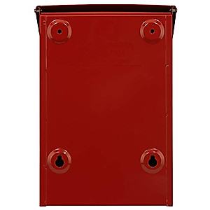 Architectural Mailboxes 2681R Marina Wall Mount Mailbox, Small, Red
