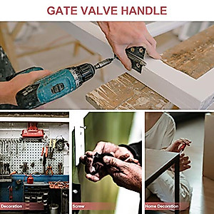 DOITOOL Faucet Hose Bibb Round Wheel Handle, Valve Replacement Wheel Handle Cast Iron Broach Wheel Handle