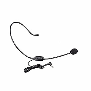 ZOWEETEK Flexible Wired Microphone with 3.5mm Audio Plug for Voice Amplifier and AUX Audio Device (SDMIC03)