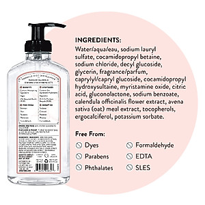 J.R. Watkins Gel Hand Soap For Bathroom or Kitchen, Scented, USA Made And Cruelty Free, 11 Fl Oz, Grapefruit, 3 Pack