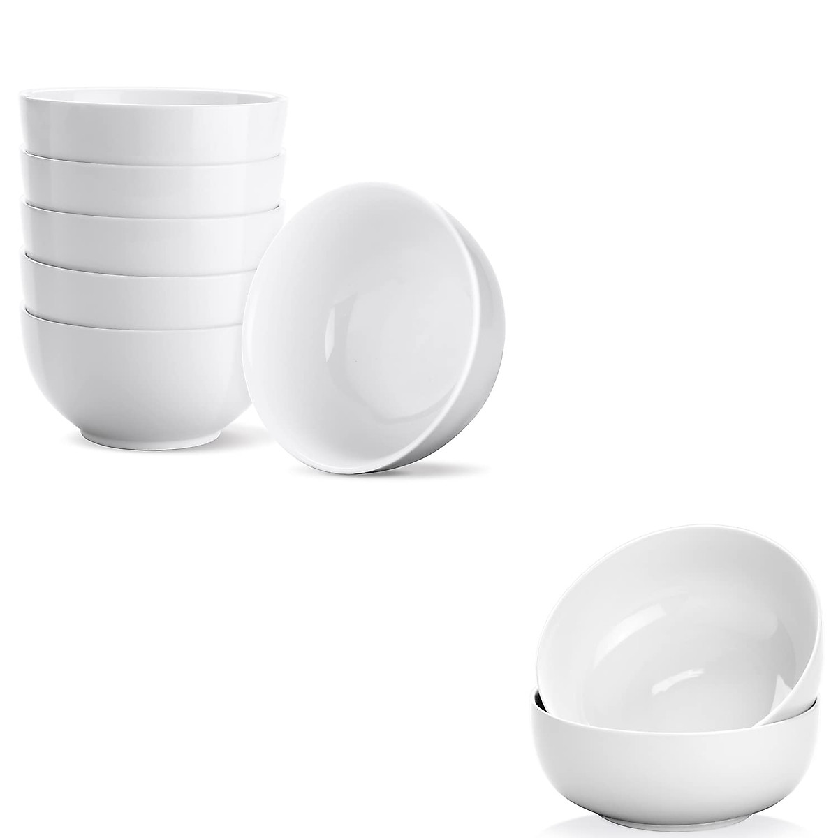 Yedio 90 oz Pasta Bowls 10 oz Porcelain Bowls