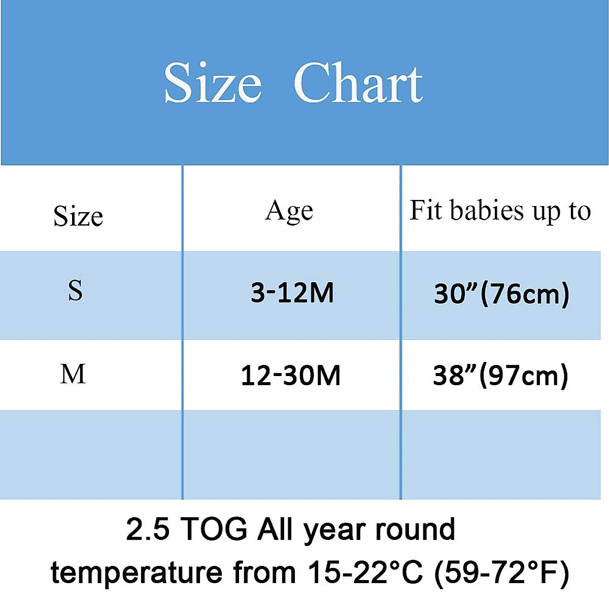 BLOOMSTAR Baby Sleeping Sack Long Sleeves (3-12M) Tog 2.5 Warm Newborn Sleeping Bag with Arms Quilted Swaddle Wearable Blanket Toddler Cotton Poplin Infant in a Bag Unisex Sleeper