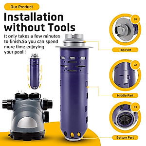 Replacement for Nature2 Duoclear 25 35 Mineral Cartridge W28000 W26000 for All Zodiac Duoclear Fusion, Fusion Vision, Vision Pro Above Ground Inground Pool Sanitizers, for up to 35,000 Gallons Pool