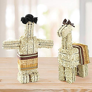 FloraCraft 12 Piece Decorative Straw Bale 1 Inch x 1.25 Inch x 2.5 Inch Natural