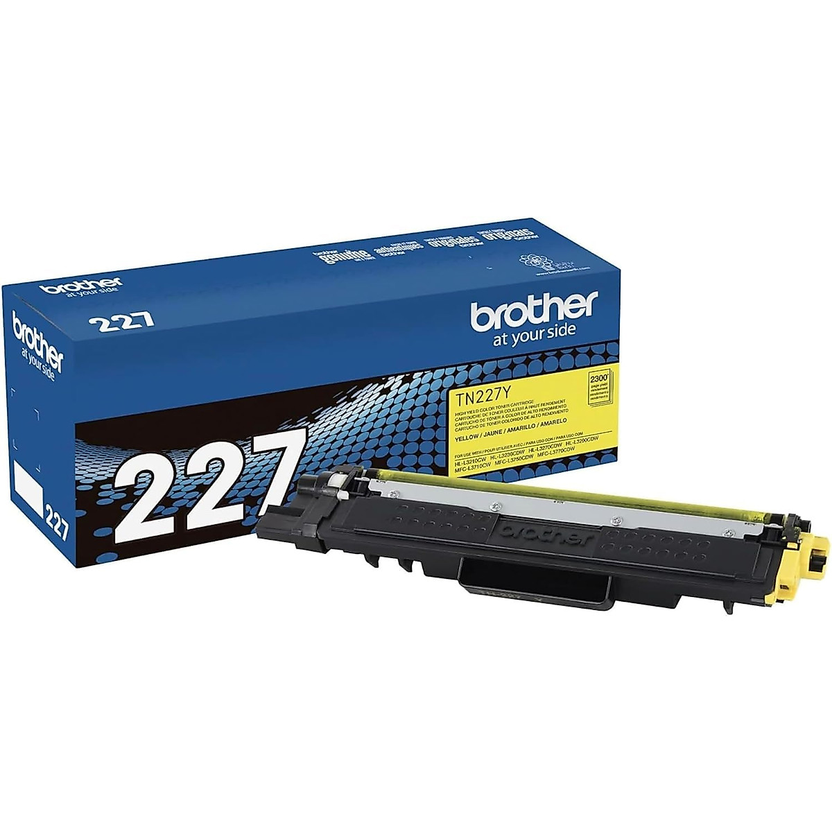 Brother TN227(CMY) High Yield Color Toner Set Cyan,Magenta, Yellow 3 Pack for HL-L3210CW, HL-L3230CDW, MFC-L3750CDW in Retail Packaging