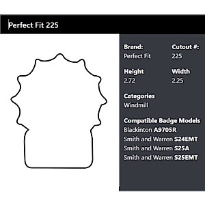 Perfect Fit NYPD Detective Hidden Badge Wallet for (Cutout PF225)