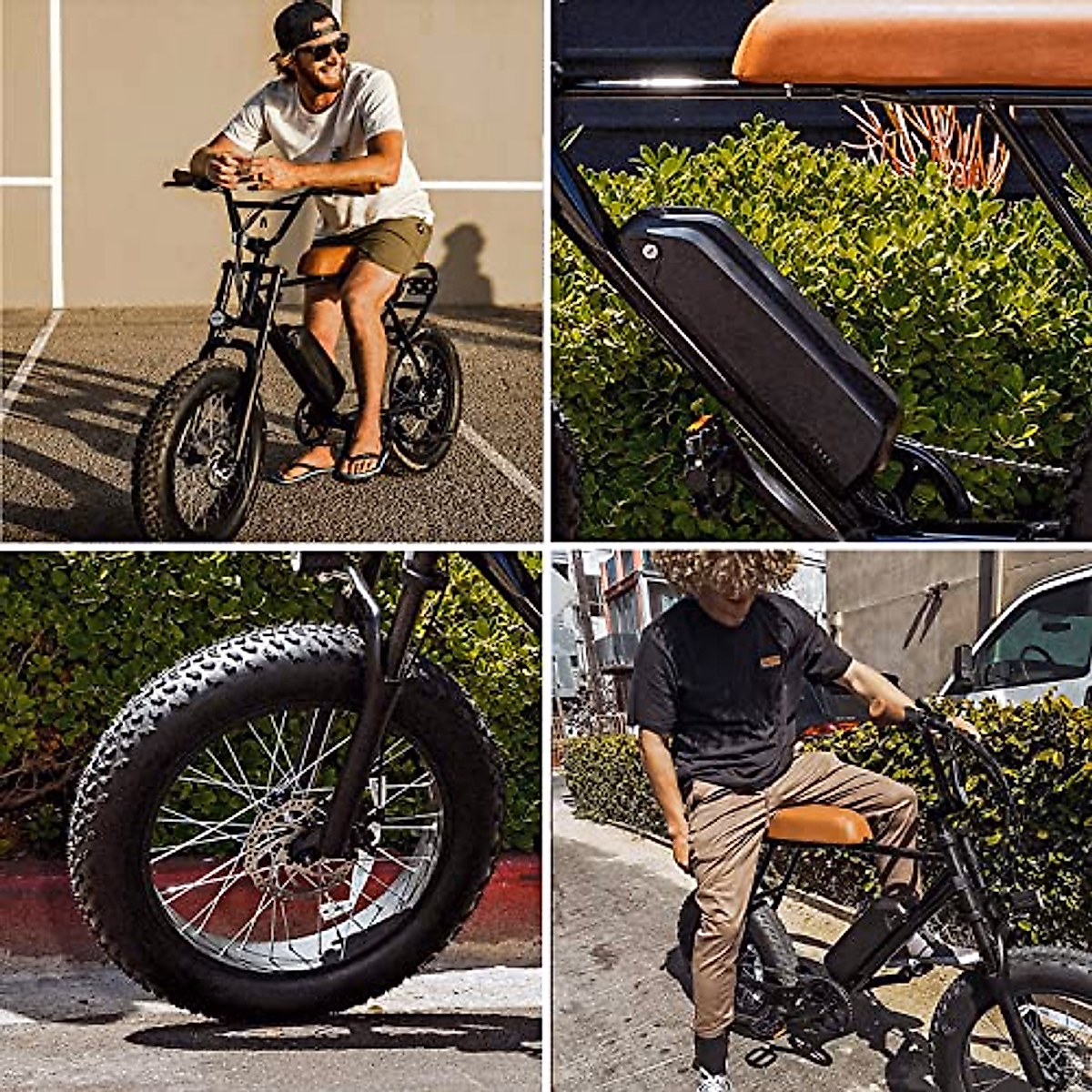 Fat Tire Electric Bike, 500W Brushless Motor, 48V/13Ah Removable Lithium-Ion Battery, Shimano 6-Speed E-Bike, 40 Miles Range, 4'' Wide Tires, Mini Swell Electric Bike for Adults