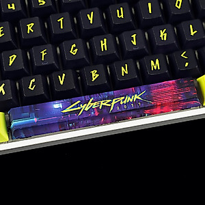 136 Key Cyber Style Cherry Profile Five Side Dye Sub Keycaps PBT Key caps for TKL 61 64 68 75 87 96 104 108 Keychron MX Keyboard