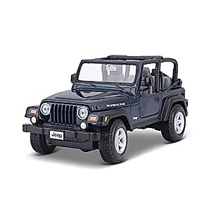 Maisto 1:27 Scale Jeep Wrangler Rubicon Diecast Vehicle (Colors May Vary)