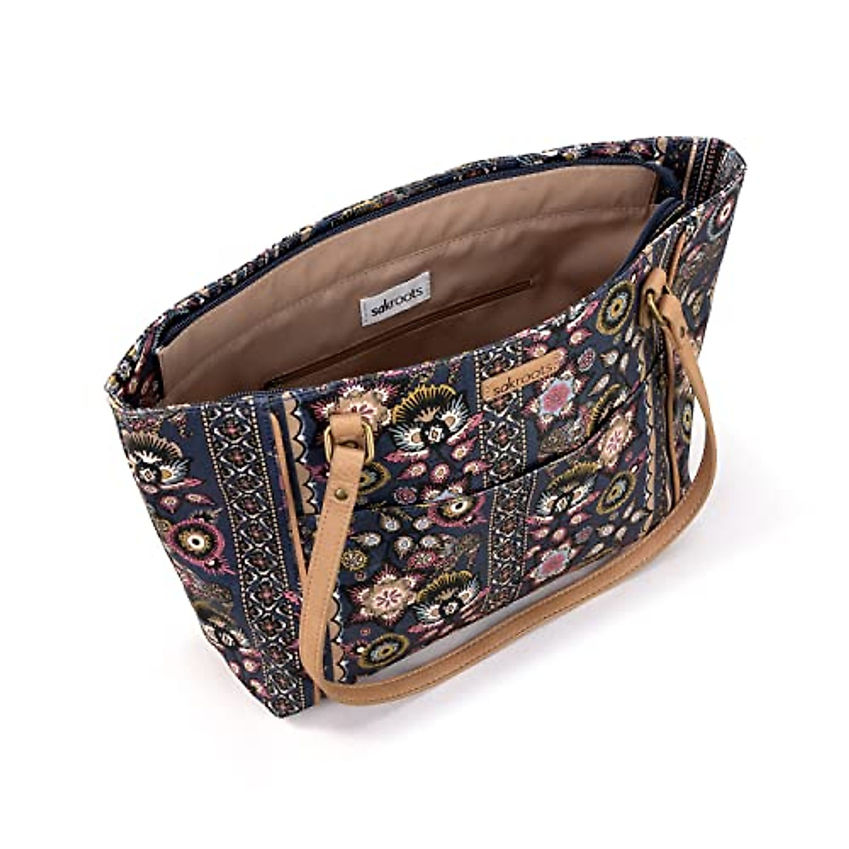 Sakroots Metro Tote Bag, Navy Tapestry World