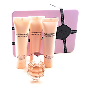 Viktor & Rolf Secret Service Flowerbomb Travel Set - Perfume, Lotion, Body Cream and Shower Gel