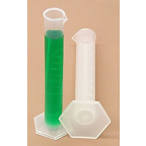SEOH 10ml Polypropylene Plastic Hex Base Graduated Cylinder