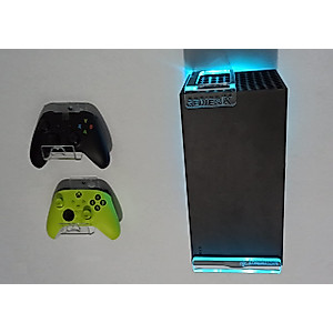 Wall Mount for Xbox SERIES S with Multicolor LED Lighting KIT + 2 Control Mount
