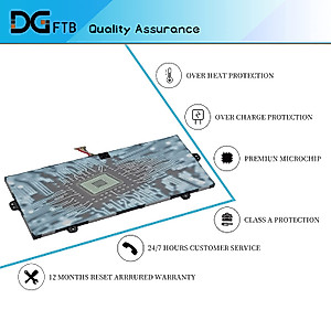 DGTech AA-PBTN4LR Laptop Battery Replacement for Samsung 9 Pro 15″ NP940X3M NP940X5M NP940X5N NP940X3M-K01US NP940X3M-K02US NP940X5M-X01US NP940X5N-X01US Series BA43-00386A 15.4V 3530mAh 54Wh