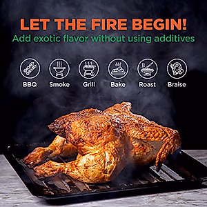 Tropical Spark - Wood Pellets, Aromatic Smoker Pellets, Wood Pellets for Smoker, Assorted Costa Rican BBQ Pellets, Grill Pellets for Smoking, Grilling, Baking, Roasting, & Braising, 6 Pack