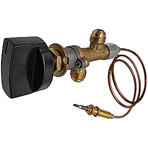 Fire Pit Thermocouple Replacement, Patio Propane Fire Pit Replacement Parts Fire Pit Valve,Low Pressure Lpg Propane With 3/8" Flare Inlet & Outlet Flame Failure Safety Failure Safety Control Fire Pit