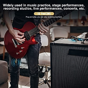 LEKATO Instrument Cable with Mute Button, Guitar Cable10 ft Guitar Audio Cable for Electric Guitar, Bass, Professional Electric AMP Cord with Dual Mute Plug Ends, 1/4" Right Angle to Straight Plug