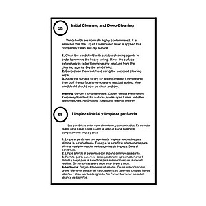 Liquid Glass Guard Rain Repellent and Windshield Protection - SiO2 Nano Technology (Two Pack-Year Treatment)