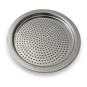 Cuisinox Firenza and Liberta Stainless Steel Stovetop Espresso Coffee Maker Replacement Filter, 10-Cup Size