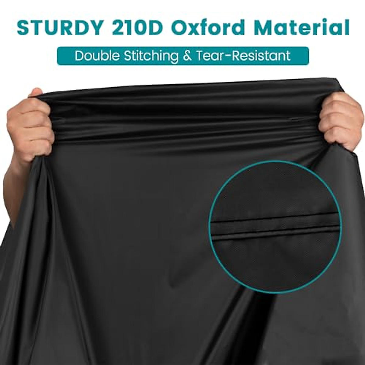 Favoto Bike Cover Waterproof Outdoor - Bicycle Cover Thicken Oxford 29 Inch Windproof Snow Rustproof with Lock Hole Storage Bag for Mountain Road Bike City Bike Beach Cruiser Bike, Black