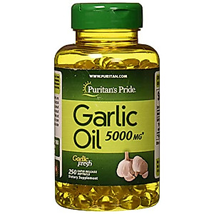 Puritans Pride Garlic Oil, 5000 Mg, 250 Count