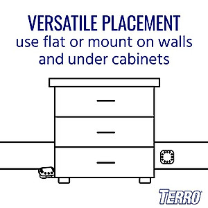 TERRO T500 Indoor Multi-Surface Roach Killing Bait Cockroach Killer - 6 Bait Stations, Black