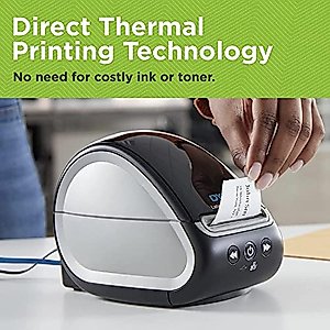 DYMO LabelWriter 550 Turbo Label Maker Printer with Address Labels Starter Roll, Thermal Printing, Automatic Label Recognition, Prints Variety of Label Types Through GST USB or LAN Network