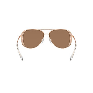 Michael Kors MK1082 Chelsea Glam Rose Gold Frame/Rose Gold Flash Lens One Size