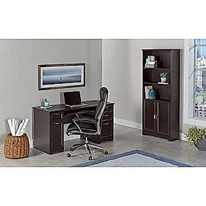 Realspace® Magellan 59" W Manager's Desk, Espresso