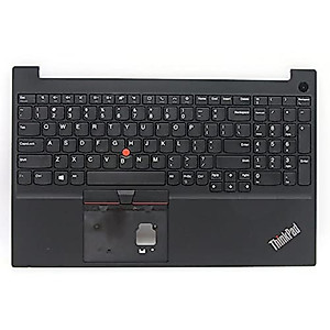 5M10W64513 New Palmrest Upper Case w/US Keyboard NFP No Backlit for Lenovo ThinkPad E15 Gen 2 20T8 20T9 Laptop