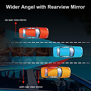 LivTee Blind Spot Car Mirror, HD Glass Frameless Convex Side Mirror Blindspot, Wide Angle Rear View Car Mirrors for Cars SUV Trucks and RVs - Car Accessories