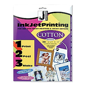 Jacquard Inkjet Cotton 8.5X11 30 Pack