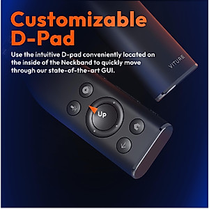 VITURE One Neckband, Official Partner of PSPlay & XBXPlay, 128GB Storage, Remote Play, Cloud Gaming, App Store, Stream on Game Consoles, Support Miracast, Bluetooth (Jet Black)