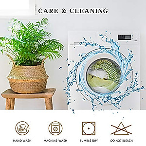 Flysheep Boho Bed in a Bag 7 Pieces Queen Size, Black and White Bohemian Geometric Reversible Bed Comforter Set for All Season(1 Comforter, 1 Flat Sheet, 1 Fitted Sheet, 2 Pillow Shams, 2 Pillowcases)