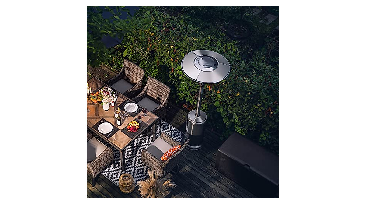 Nuu Garden 46,000 BTU Outdoor Propane Patio Heater - Heat Your Space