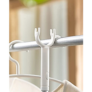 Closet Reacher Pole with Hook 45" Adjustable Extend Hook Reach Pole Telescoping Long for Closet Rod, Shelf Pole, Ceiling Pole