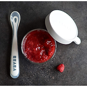 BEABA Baby's First Foods Spoon Set with Travel Case, Original Silicone Baby Spoons, Baby Essentials, Baby Spoons, Travel Set, Baby Gifts, Sage + Cloud