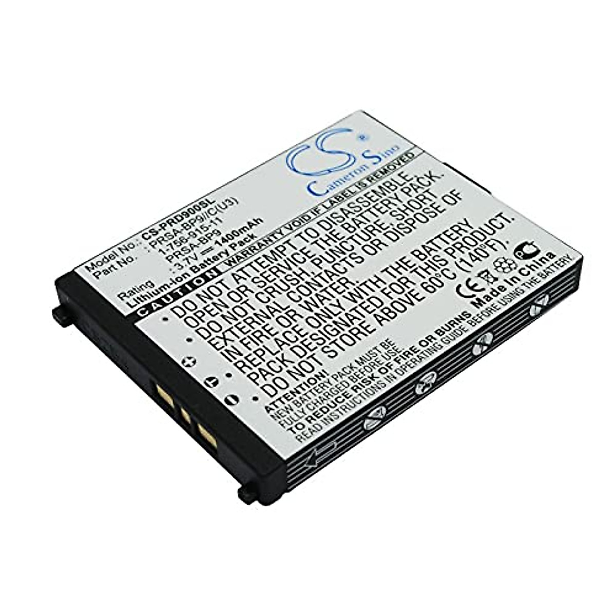 SPANN Battery Replacement for Sony Portable Reader PRS-900, Portable Reader PRS-900BC, Part No: 1-756-915-11, PRSA-BP9, PRSA-BP9//C(U3) 3.7V