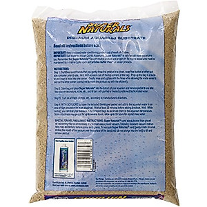 Carib Sea ACS05839 Super Natural Sunset Gold Sand for Aquarium, 5-Pound