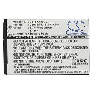830mAh Replacement Battery for Siemens Gigaset SL78H SL780 SL785 SL788 SL400 SL400A, SL400H, X656, V30145-K1310-X445 S30852-D2152-X1 4250366817255, TELEKOM A806 806 Cordless Telephone