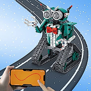 IQKidz Robot Building Toys for Kids - 3 in 1 APP/Remote Control STEM Educational Science Projects, Collectible Robot Family Set, Gift Ideas, for Boys, Girls Age 8 9 10 11 12 + Year Old (440 Pcs)