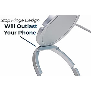 Galileo Gear - MagDisc Thinnest Charger Stand Compatible for MagSafe Charger, Desk Phone Stand - Fast Wireless Charger Stand, Compatible for iPhone 12, 13, 14