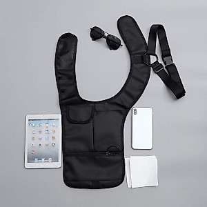 FENICAL Anti- Hidden Underarm Shoulder Wallet Bag Portable Travel Holder Phone Bag for Women Men Unisex (Left Shoulder)