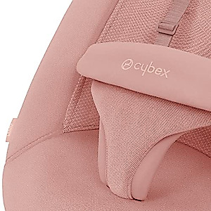 Cybex Lemo Self-Bouncing Baby Bouncer for Playing and Relaxing with Adjustable Harness and Breathable Mesh Backrest, Comfort Inlay with Head Hugger, and Stand, Pearl Pink