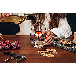"Infoxicated" Oversized Stemless Wine Glass | Holds 20 Ounces