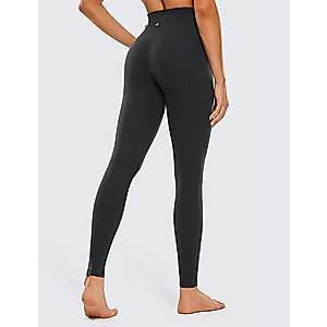 CRZ YOGA Butterluxe Extra Long Leggings for Tall Women 31 Inches - High Waisted Tummy Control Workout Leggings Yoga Pants Black Medium