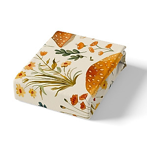 Feelyou Mushroom Bedding Set Natural Wild Fungus Duvet Cover for Kids Boys Girls Plant Botanical Boho Comforter Cover Wild Mushroom Bedspread Cover Queen Size