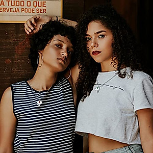 Top Plaza Best Friends Forever and Ever Necklaces for 3 BFF Heart Puzzle Matching Alloy Pendant Necklaces Set Friendship Jewelry for Sisters (Silver)